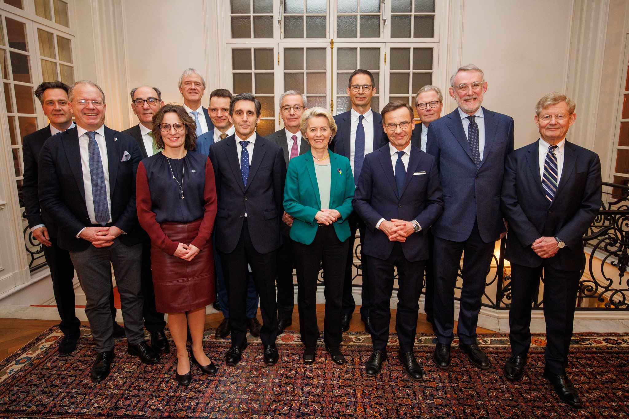 ERT delegation meets Prime Minister Kristersson and EC President von ...